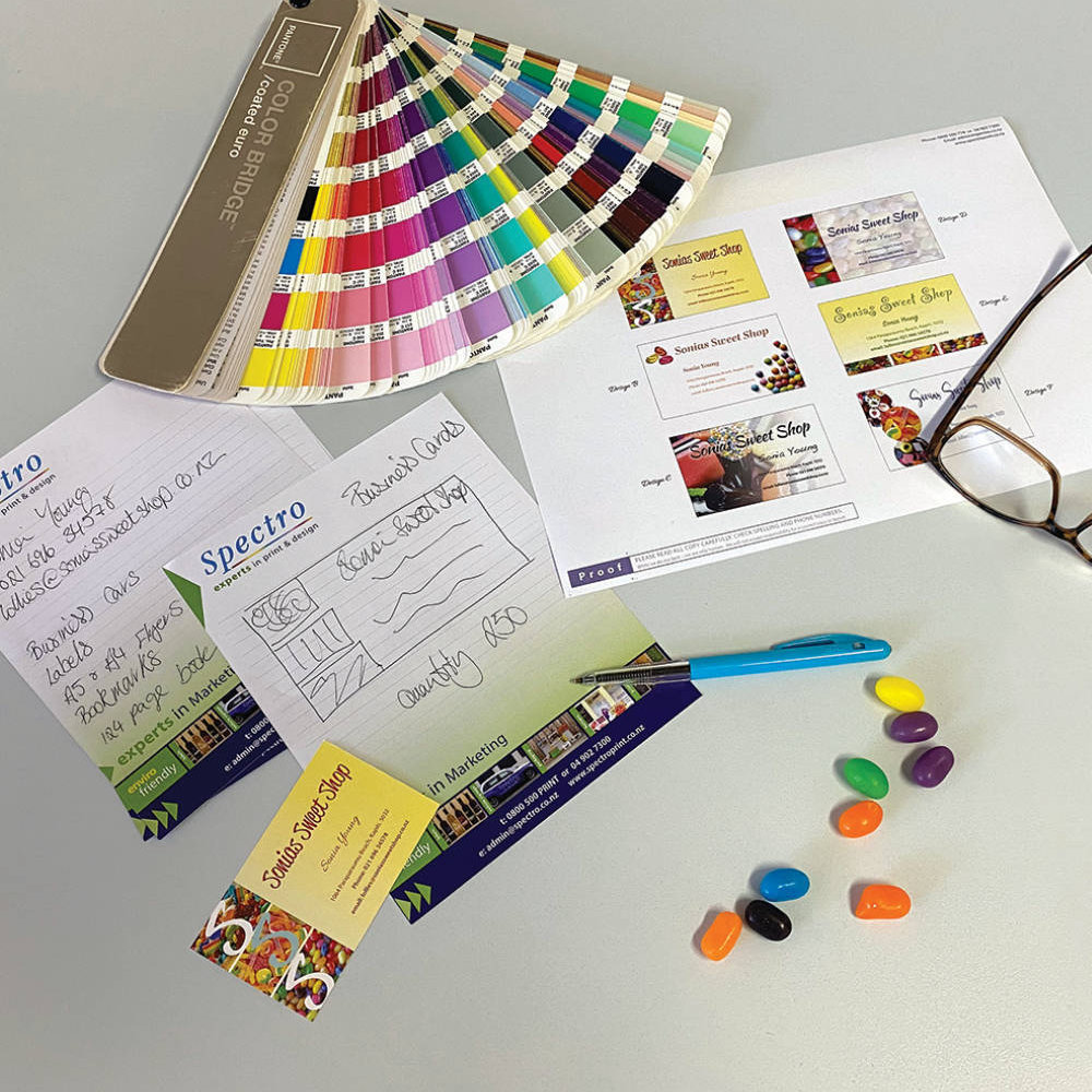 Design print service Wellington business cards Paraparaumu Kapiti